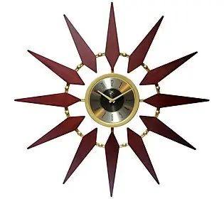 INFINITY Instruments Orion 30' Mid-century Wall Clock