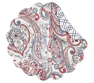 VALERIE PARR HILL Claiborne Round Placemat Set Of 6 Valerie