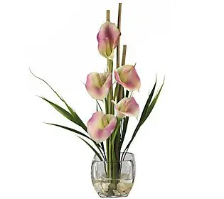 NEARLY NATURAL Calla Lily Liquid Illusion By