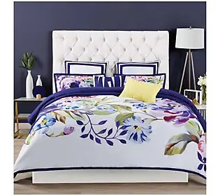 Christian Siriano Ny Garden Bloom Full / Queen Omforter Set
