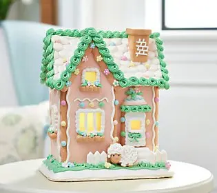 VALERIE PARR HILL 10.5' Illuminated Spring Cottage With Lamb Valerie
