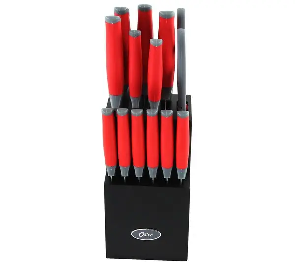OSTER Lindbergh 14-piece Cutlery Set Red