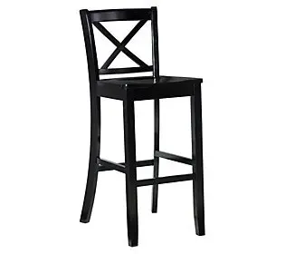 LINON Home Tate X Back Kitchen Bar Stool