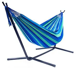 SORBUS Double Hammock With Steel Stand