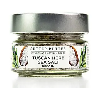 SUTTER BUTTES NATURAL AND ARTISAN FOODS Set Of 3 Tuscan Herb Sea Salt