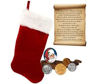 AMERICAN COIN TREASURES The Legend Of The Christmas Stocking Coin Colle Ction