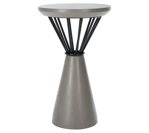 SAFAVIEH Akiko Concrete Accent Table