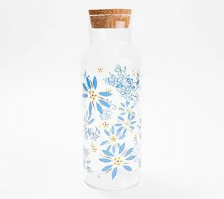 TEMP-TATIONS Glass Carafe With Cork Lid