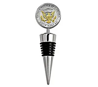 AMERICAN COIN TREASURES Selectively Goldlayered Coin Wine Stop