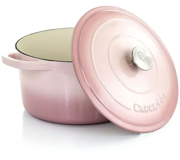 CROCK-POT Artisan 7 Quart Enameled Cast Iron Du Tch Oven W Lid