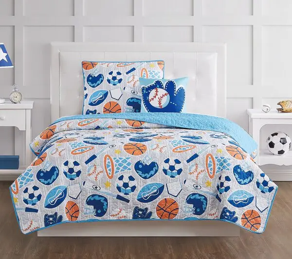 MY WORLD All Star Twin 3-piece Quilt Set