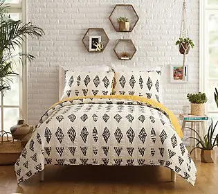 QVC Makers Collective Prosperity Full/queen 3-piece Quilt Set