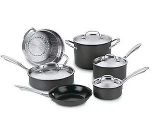 CUISINART Green Gourmet Nonstick 10-piece Cookw Are Set