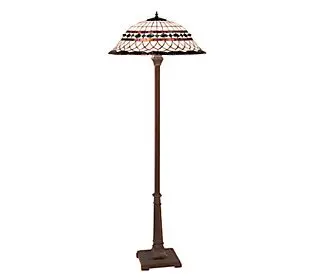 MEYDA Tiffany Style Roman W/mission Floor Base