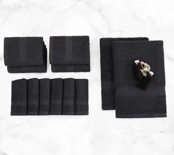 SUPERIOR Cotton 12-piece Towel Set
