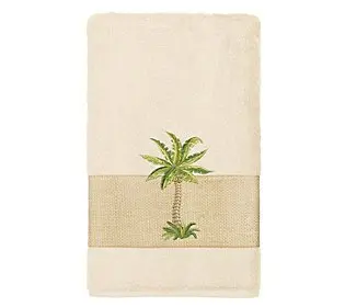 LINUM HOME TEXTILES Colton Embellished Hand Tow El