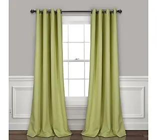 LUSH DECOR Grommet Blackout 52' X 95' Window Curtains L Ush Decor