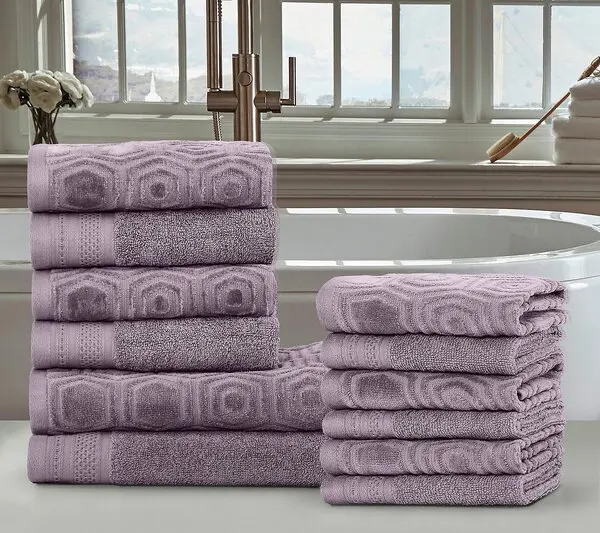 SUPERIOR Cotton 12 Piece Ultra Soft Quick Dry T Owel Set
