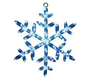 BRITE STAR 24' 120 Lt Led Tube Light Snowflake, Blue