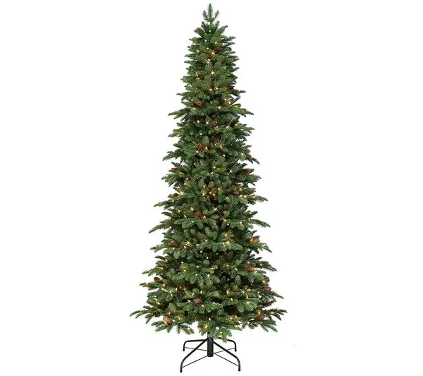PULEO INTERNATIONAL 7.5' Prelit Slim Montana Sp Ruce Tree