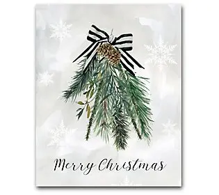 COURTSIDE MARKET Sprig Of Christmas Time 20x24 Anvas