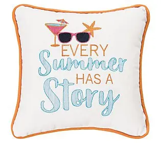 VALERIE PARR HILL Every Summer Has A Story 10 X 10 Throw Pillow Valerie