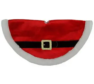 NORTHLIGHT Santa Belt Buckle Mini Tree Skirt