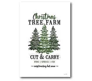COURTSIDE MARKET At The Tree Farm 12x18 Canvas