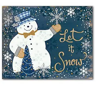 COURTSIDE MARKET Let It's Snow 16x20 Canvas