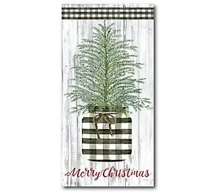 COURTSIDE MARKET Buffalo Checked Mason Jar I 12 24 Canvas
