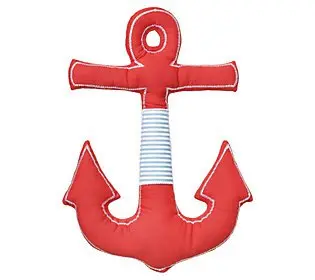 C&F HOME 12' X 16.5' X 2' Anchor Shaped Appliqu E Throw Pillow