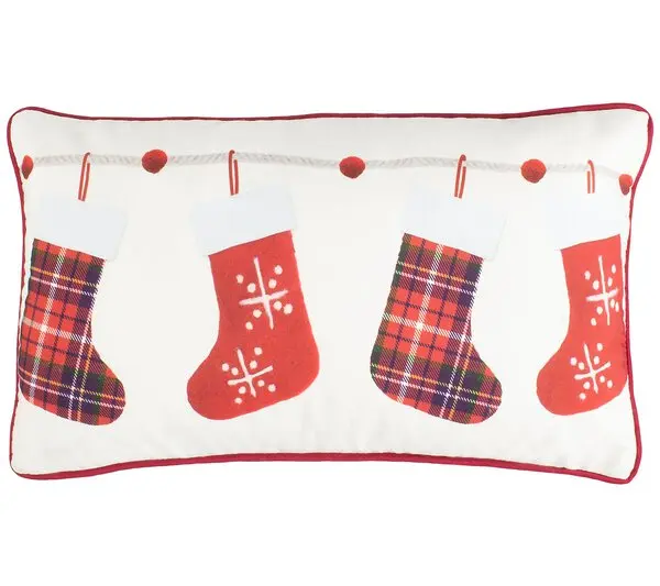 SAFAVIEH Holly Jolly 1' X 1'8' Pillow