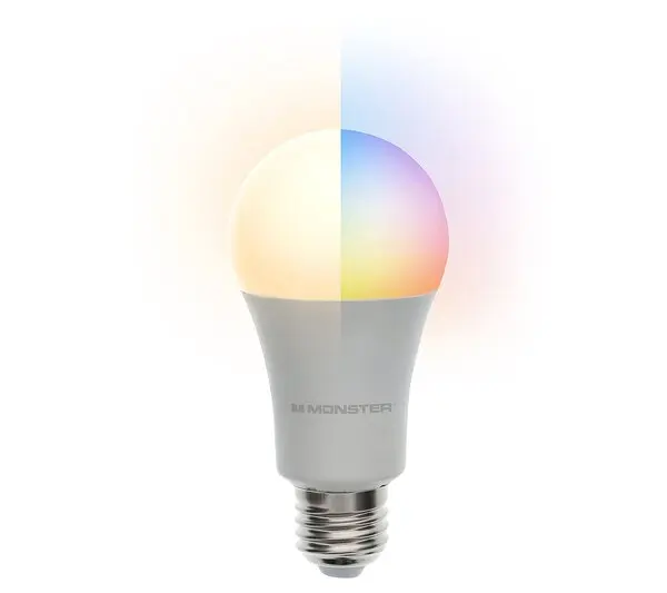 MONSTER CABLE Monster Smart Wi-fi Rgbw Multi Color Led Light Bulb