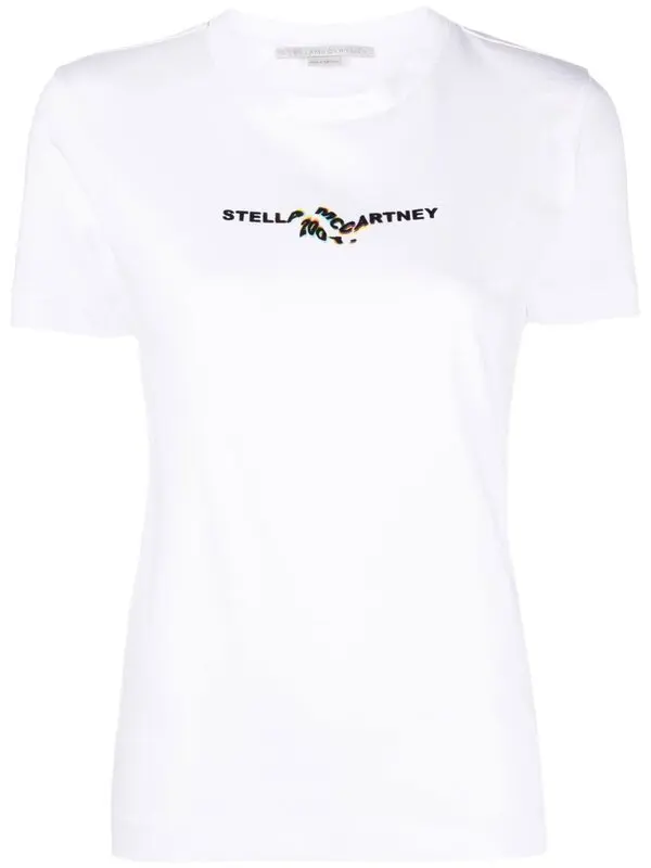 Stella McCartney 2001 Glitch Logo T-shirt - White