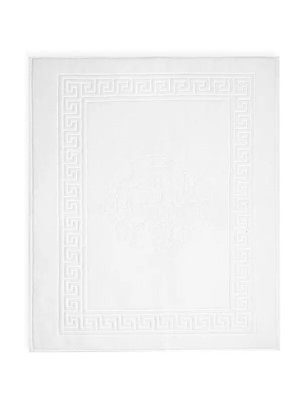 Buy Versace Medusa Bath Mat - White At 40% Off | Editorialist