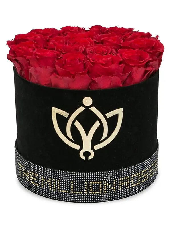 THE MILLION ROSES Roses In Classic Round Box - Red | Editorialist