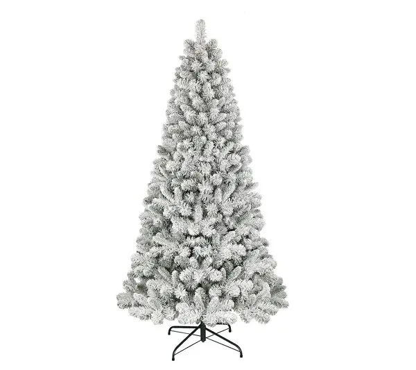 PULEO INTERNATIONAL 6.5' Flocked Virginia Pine Ree