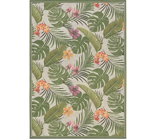 COURISTAN Dolce Flowering Fern 5'3' X 7'6' Rug