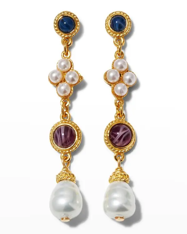 BEN-AMUN Stone Drop Earrings