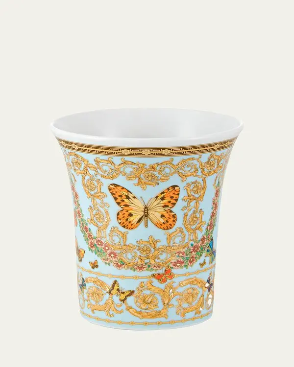 Versace Butterfly Garden 7" Vase - Multi