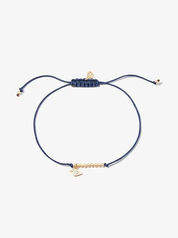 SYDNEY EVAN 14k Yellow Evil Eye Diamond Bracelet - Gold