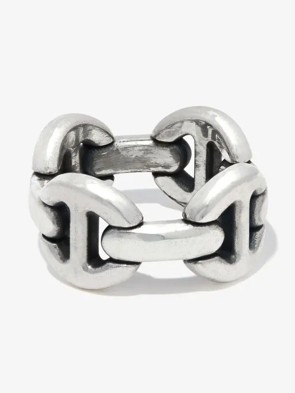 Hoorsenbuhs Sterling Quad Link Ring - Silver | Editorialist