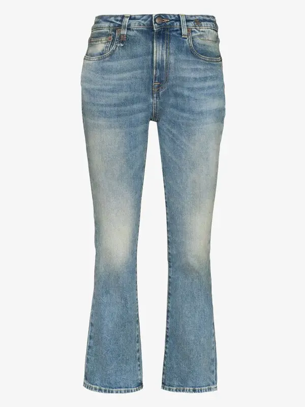 R13 Kick Fit Mid-rise Jeans