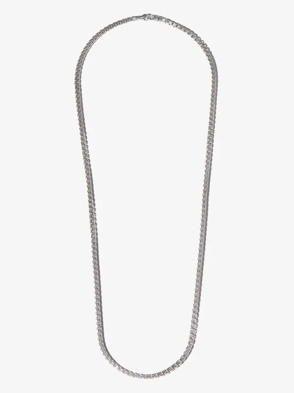 Tom Wood Sterling Venetian Double M Chain Necklace
