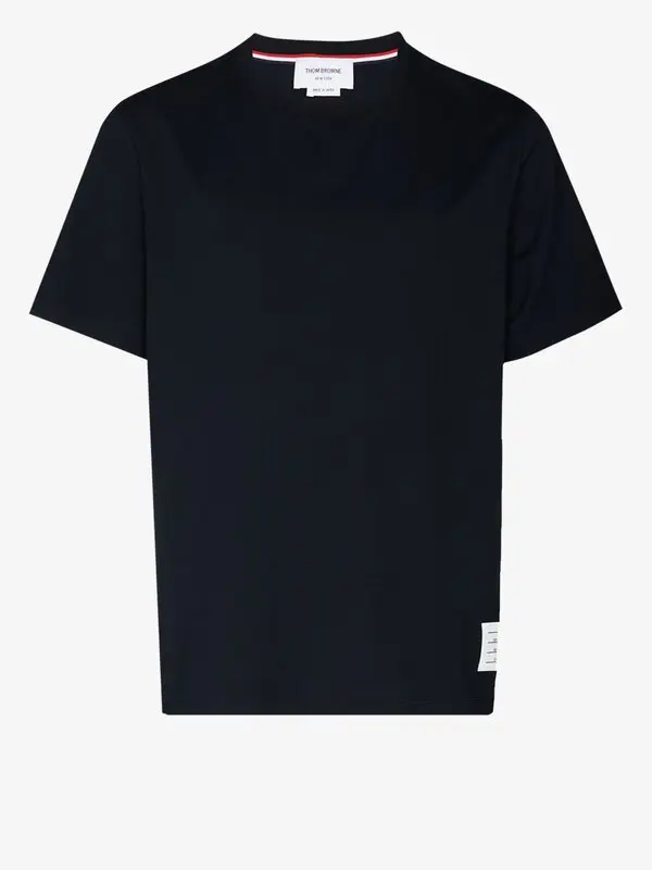 Thom Browne Side Slit Cotton T-shirt