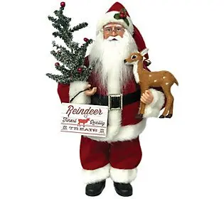 SANTA'S WORKSHOP Inc. 15' Reindeer Treats Claus - One-color
