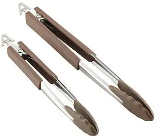 MEYER Anolon Suregrip Nonstick Nylon Locking Tongs Se T 2-piece