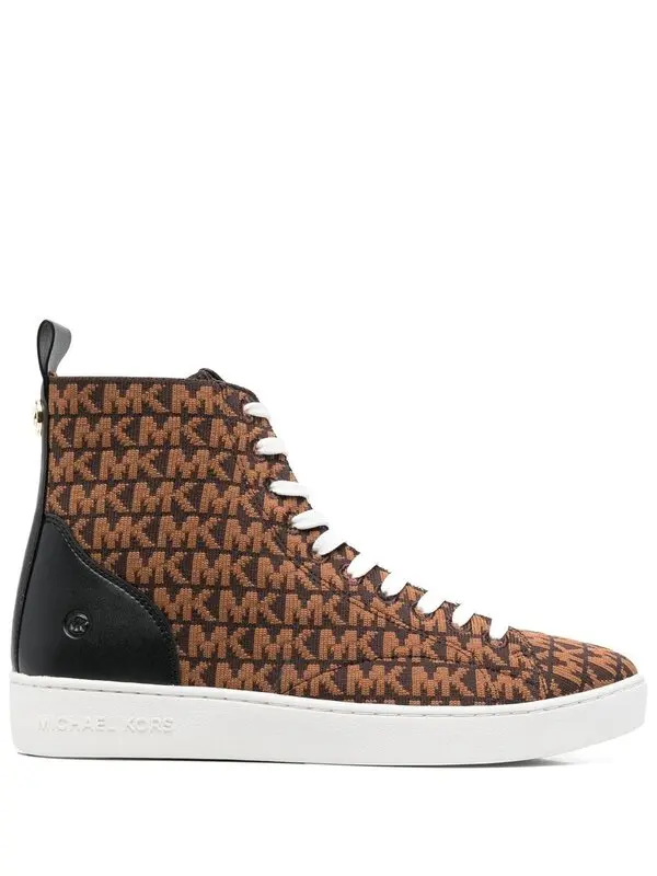 Michael Kors Edie Knitted High-top Sneakers