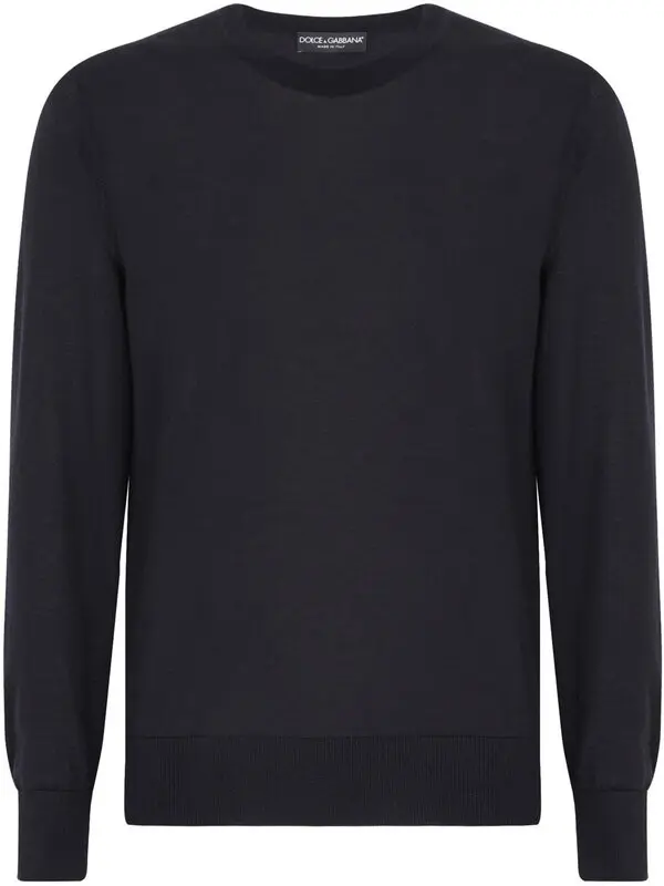 Dolce & Gabbana Round-neck Cashmere Sweater - Blue