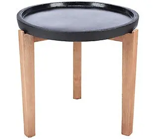 SAFAVIEH Serka Side Table Grey By